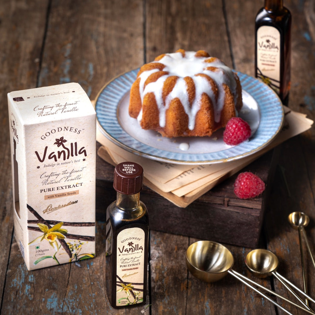 Buy Natural Vanilla Extract |Pure Vanilla Extract for Cake – Goodness ...