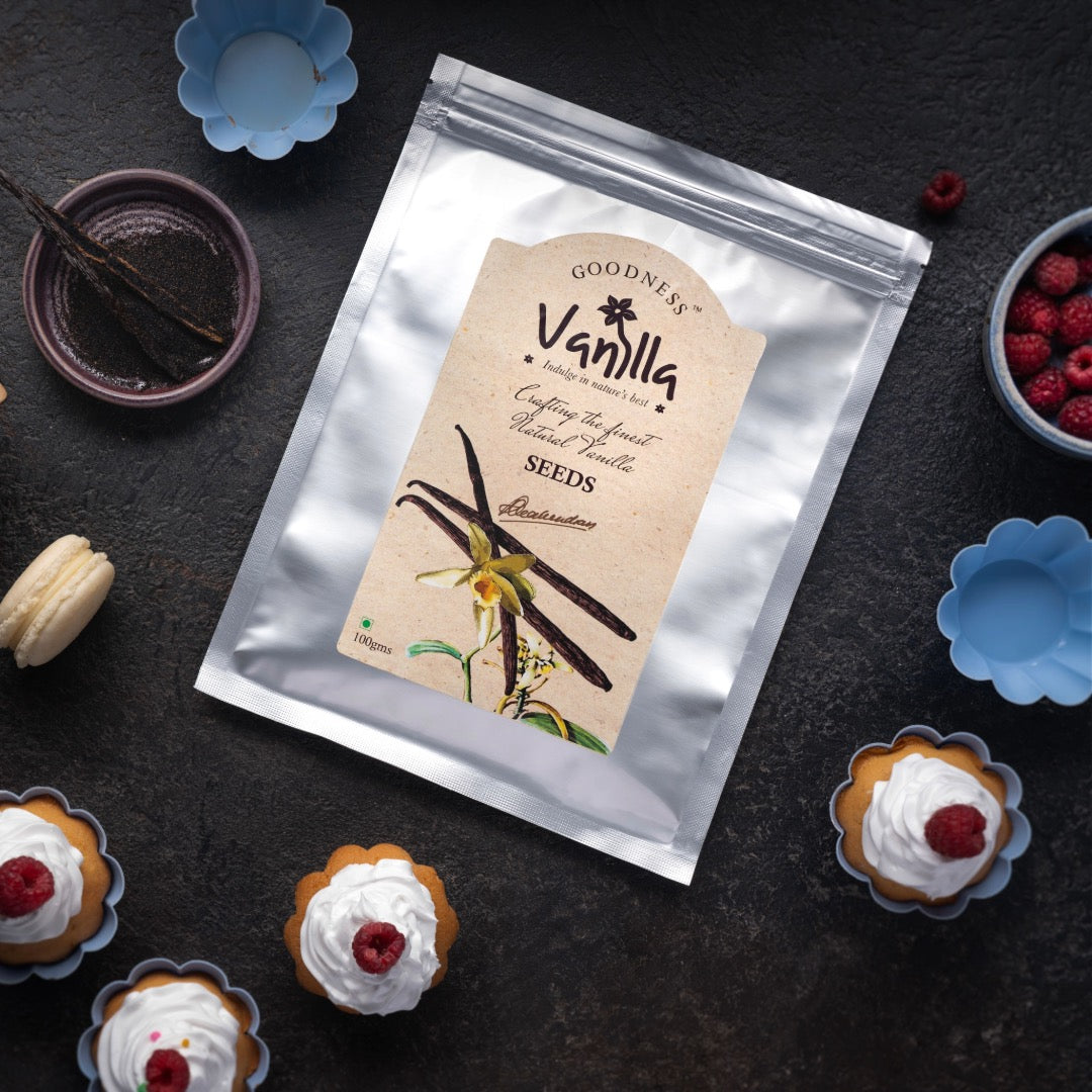 Buy Natural Vanilla Bean Seeds | Order Pure Vanilla Seeds – Goodness ...